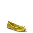 Scoop Womens Square Toe Ballet Flats