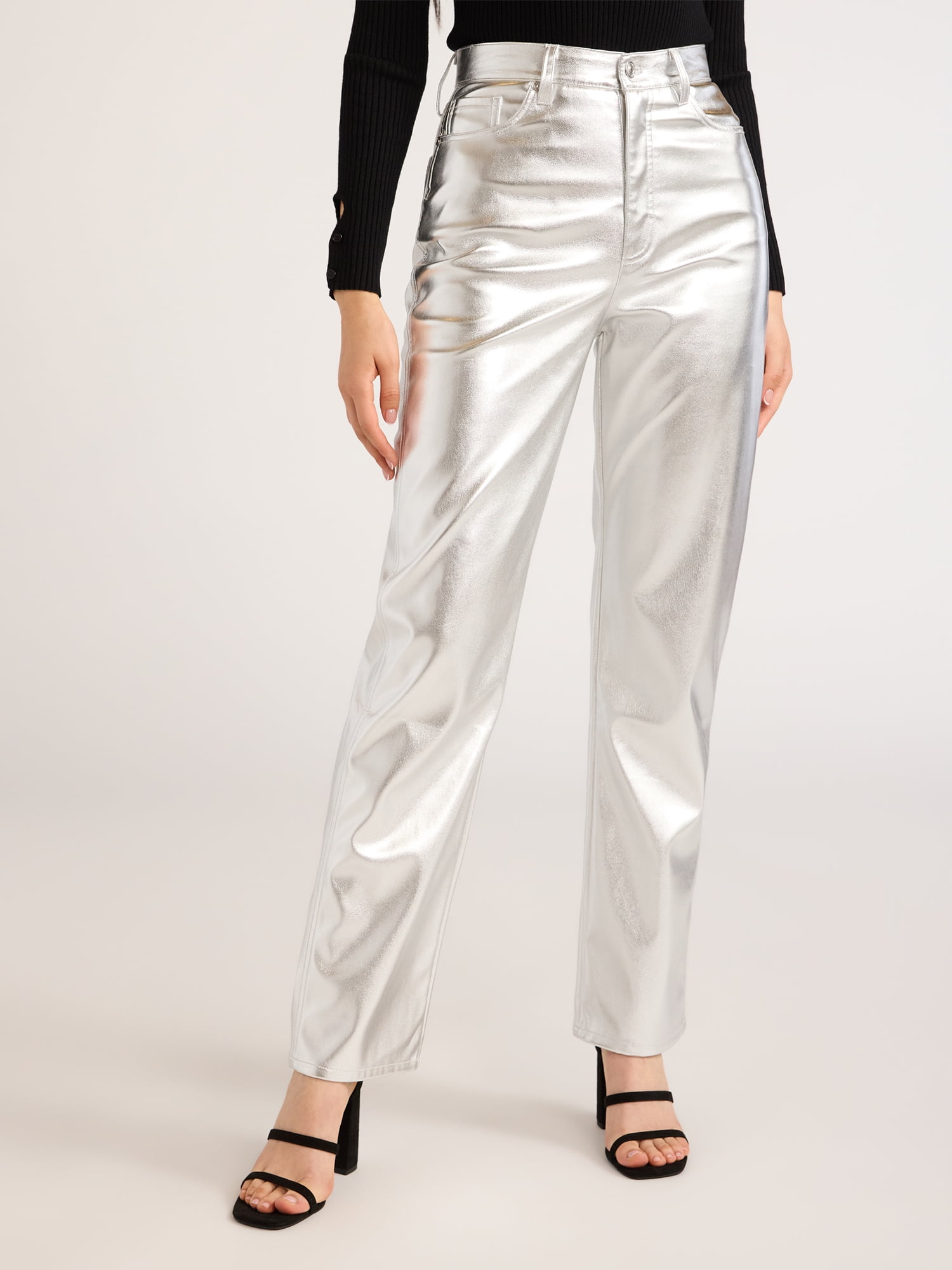 Scoop Women's Ultimate Stovepipe High Rise Straight Leg Jeans, Sizes 0 ...