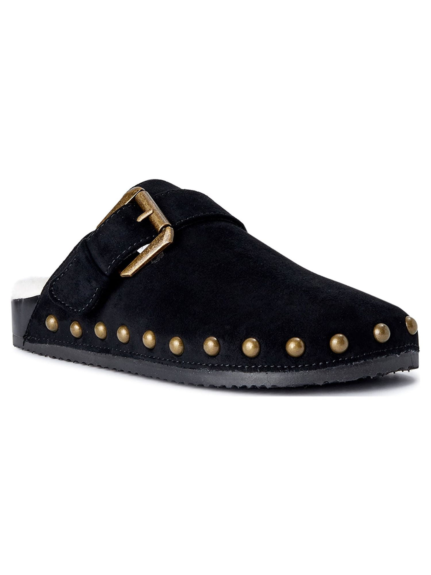 Scoop Women's Studded Faux Shearling Clogs - Walmart.com
