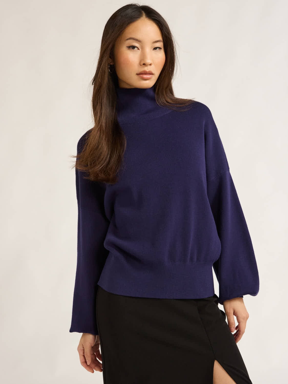 Scoop Women’s Boxy Turtleneck Sweater, Midweight, Sizes XS-XXL ...