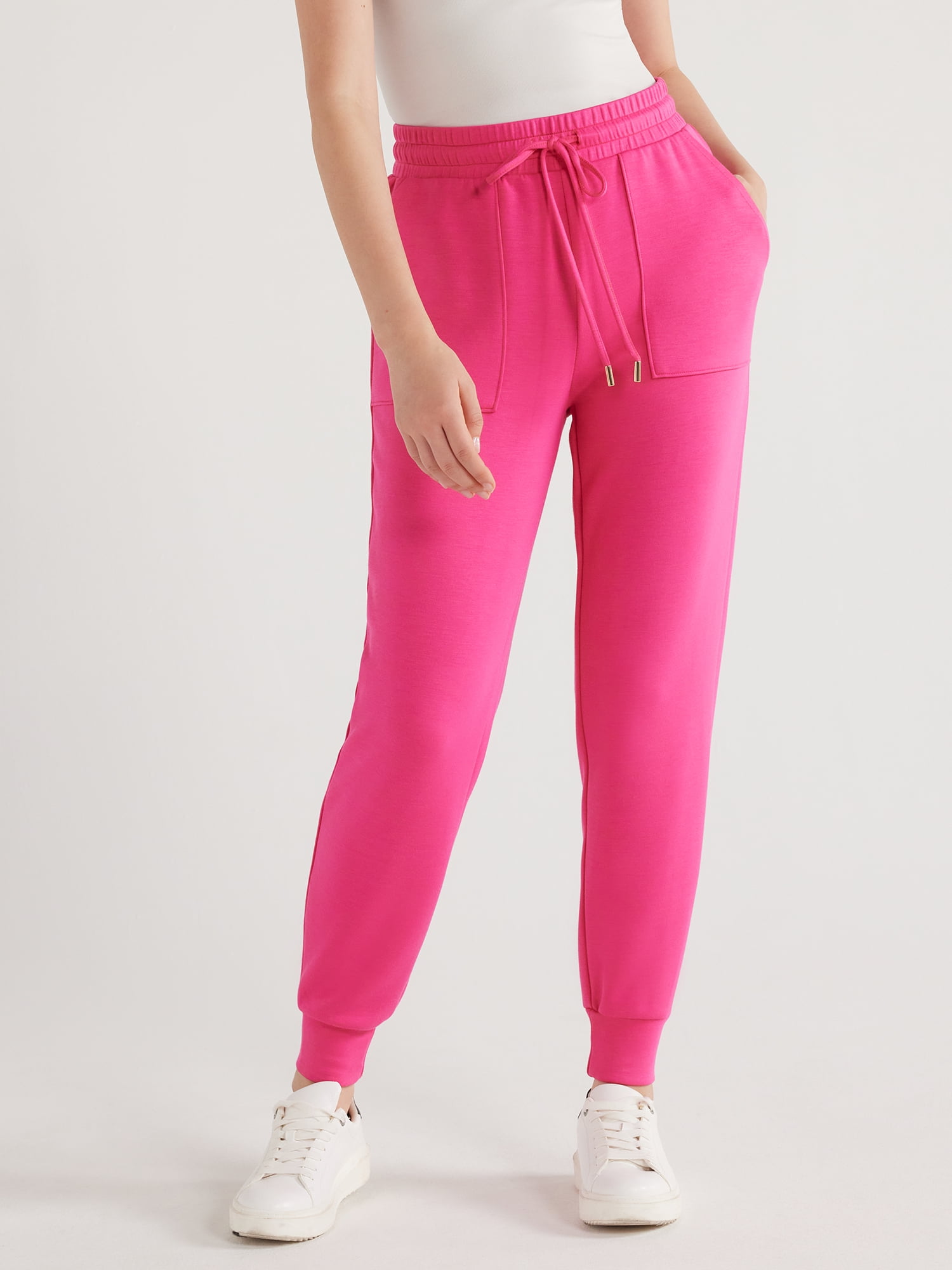 Scoop Women's Ultimate Scuba Knit Pants with Pockets, Sizes XS-XXL ...