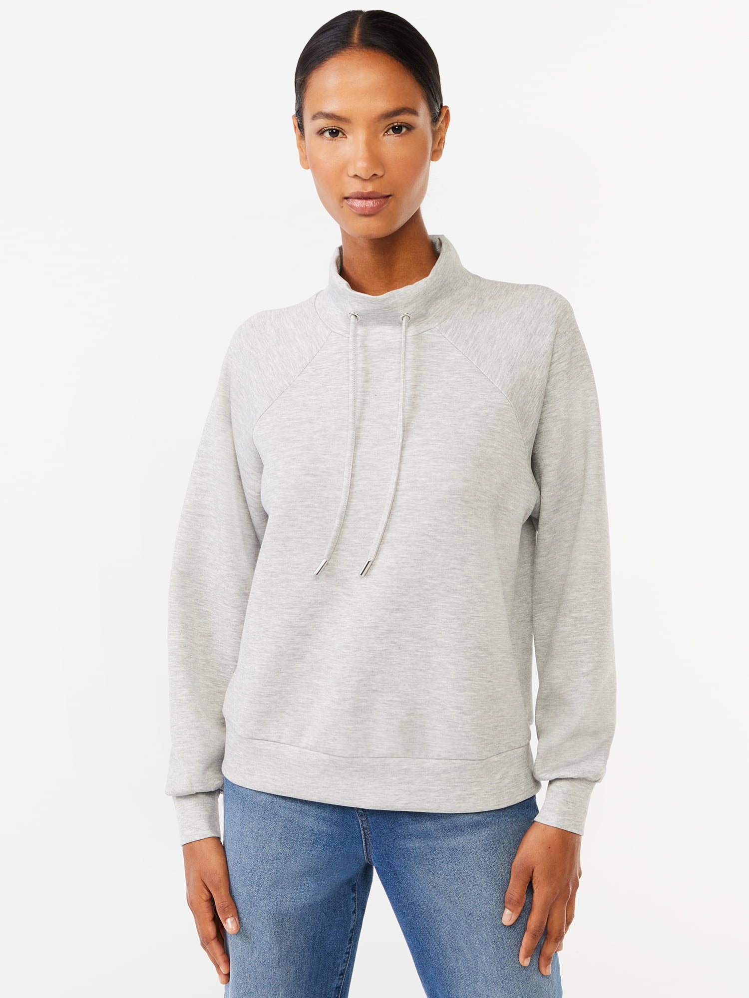 Scoop Women's and Women’s Plus Ultimate ScubaKnit Funnel Neck ...