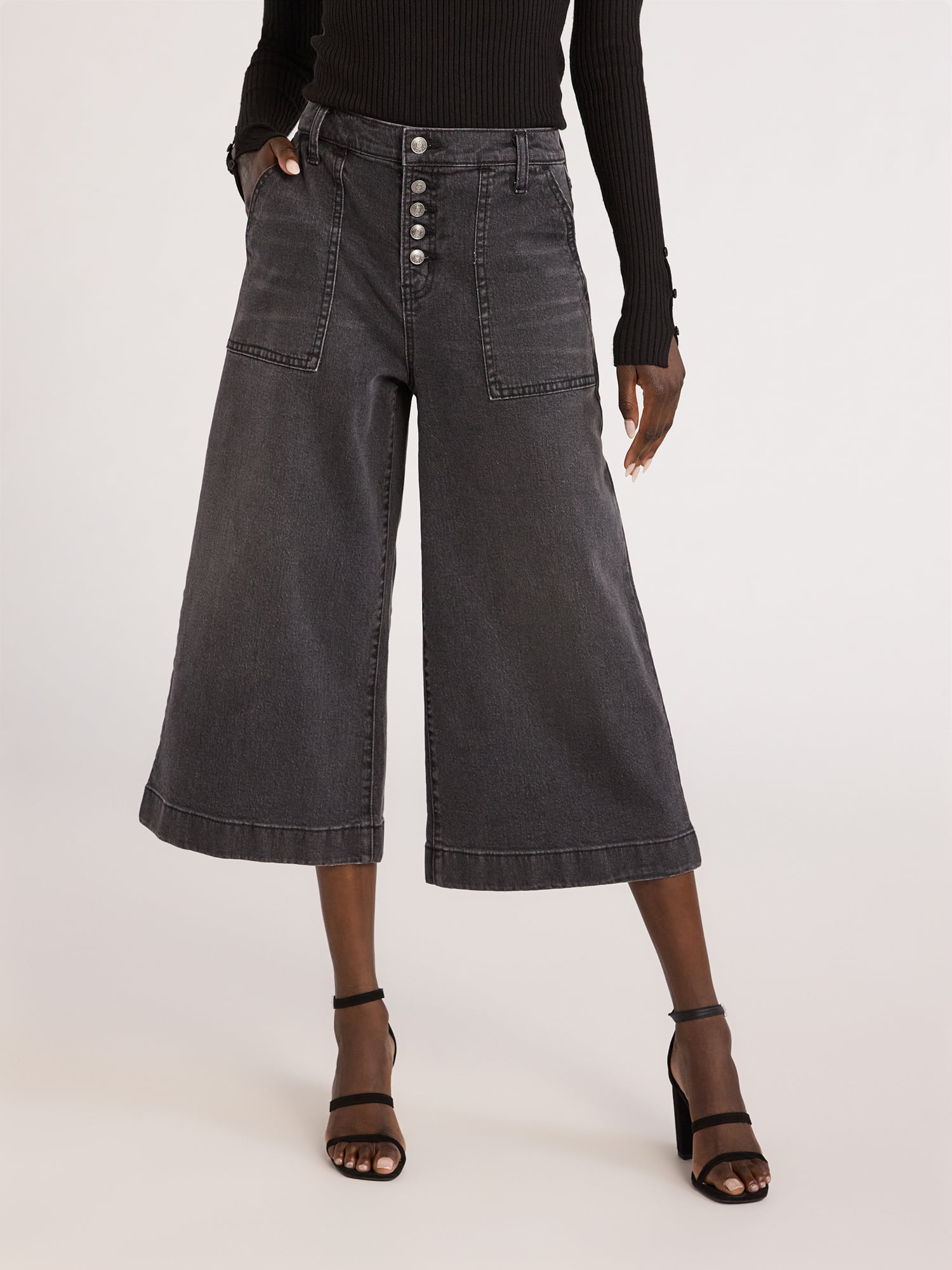Scoop Women's Utility Culotte Pants, Sizes 0-18 - Walmart.com Scoop Women's Utility Culotte Pants, Sizes 0-18 - Walmart.com