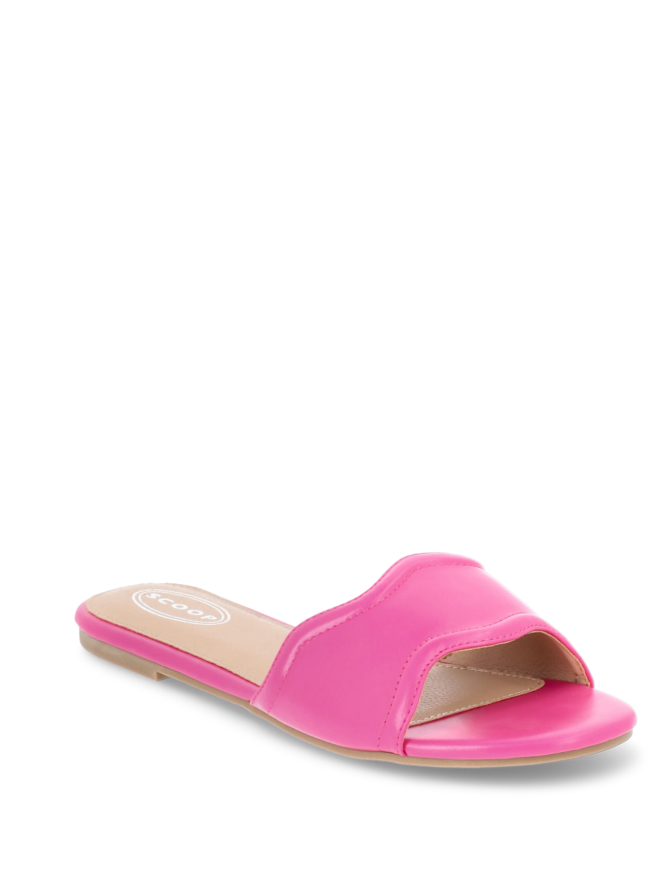 Scoop Womens Wave Slide Sandals - Walmart.com