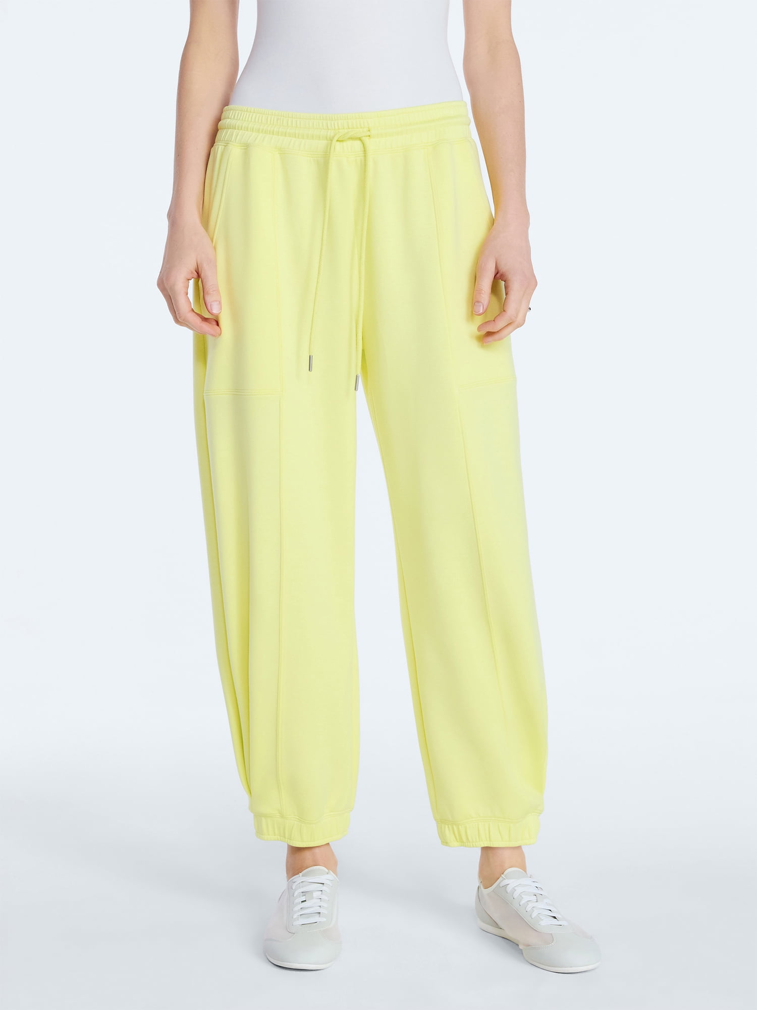 Scoop Women's and Women's Plus New Scubaknit Barrel Pants, Sizes XS-4X ...