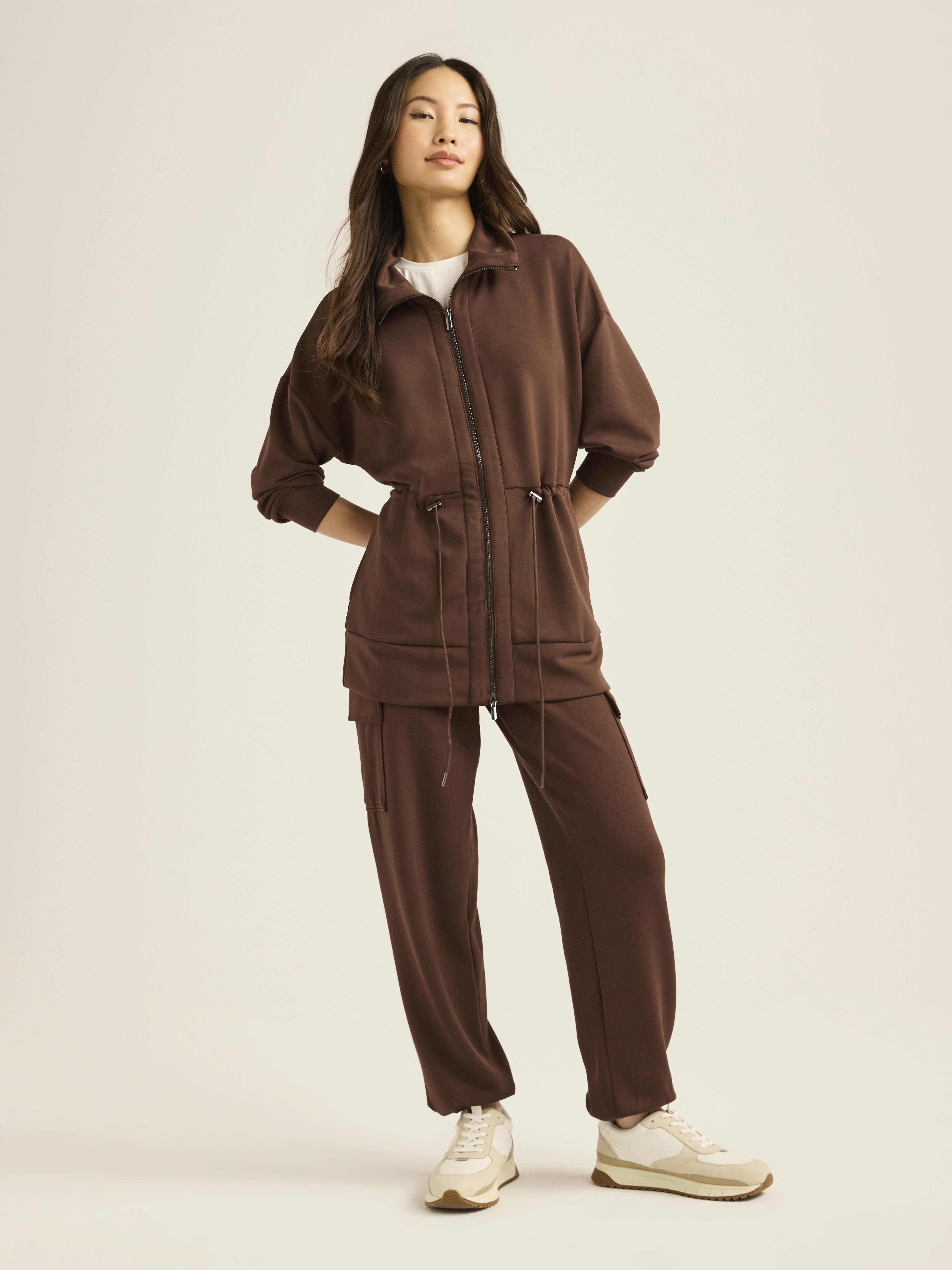 Scoop Women’s and Women's Plus Ultimate ScubaKnit Longline Drawstring ...