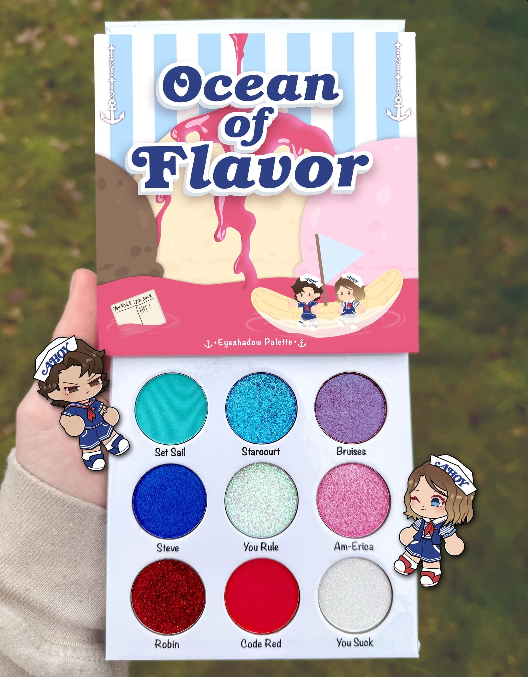 Scoops Eyeshadow Palette Stobin inspired makeup Ice cream parlour Steve ...
