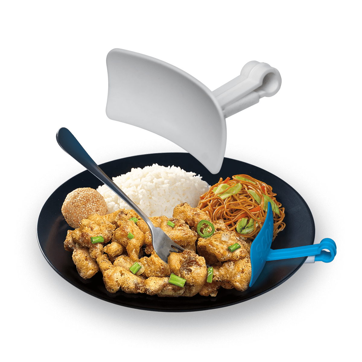 Scoopy, Utensil, meal tool, Adaptive one-hand use, spoon, Dining eatin ...