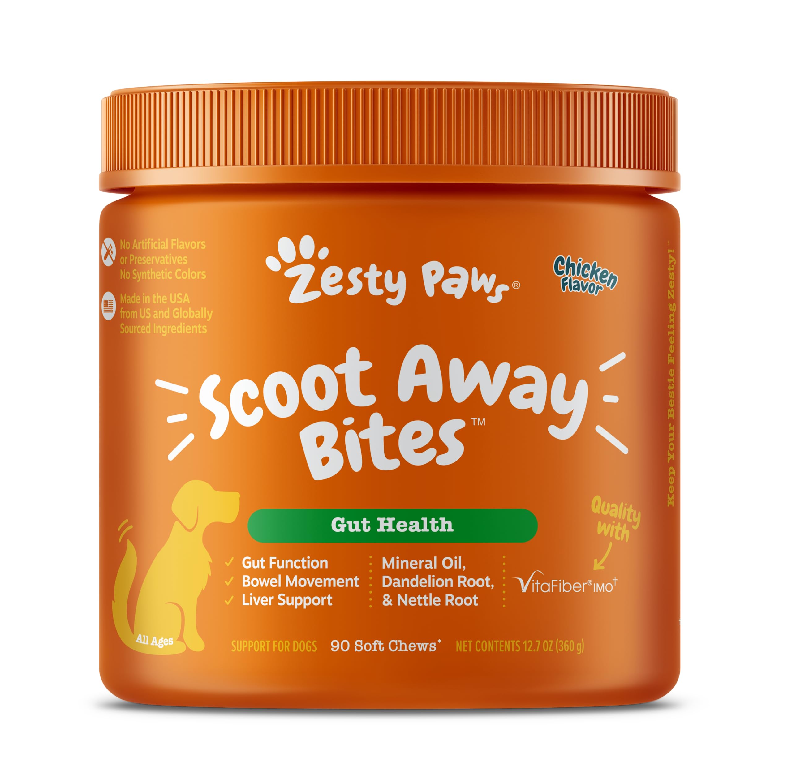 Scoot Away Soft Chews - Healthy Bowel Function With Bromelain, Vita ...