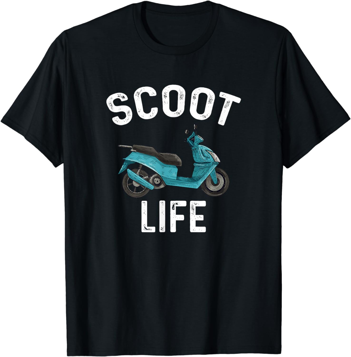 Scoot Life Scooter Funny Moped T-Shirt - Walmart.com