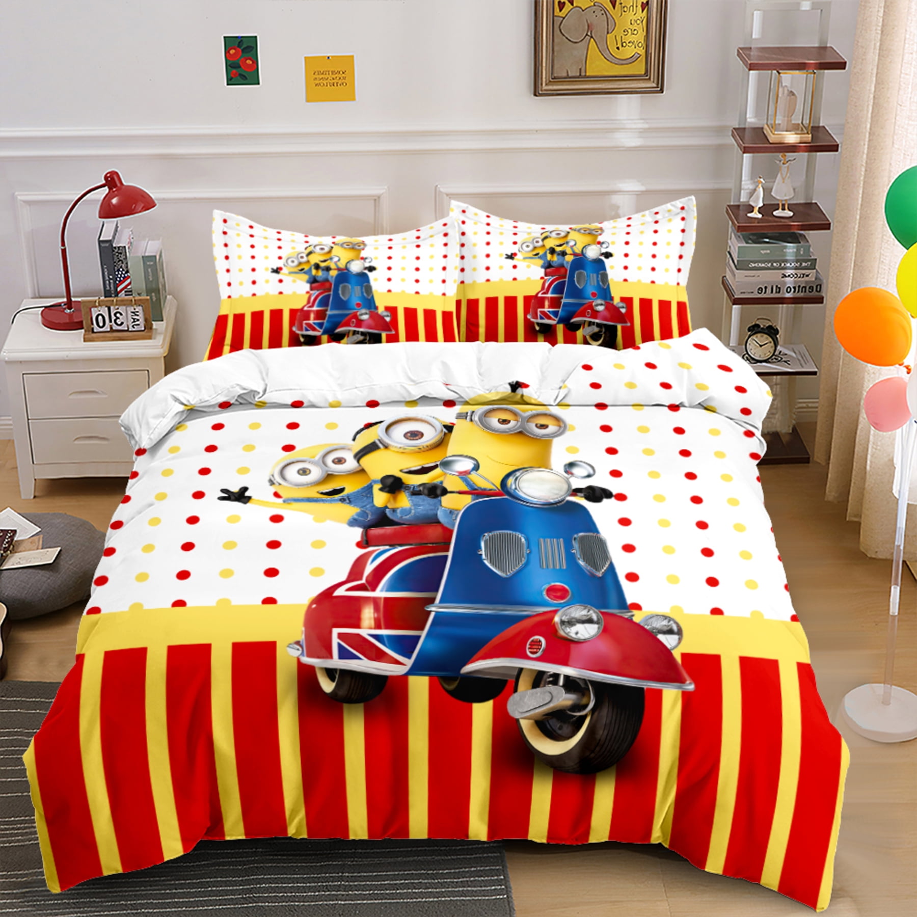 Scooter Adventure Bedding Set Colorful & Fun Full Size Comforter Set ...