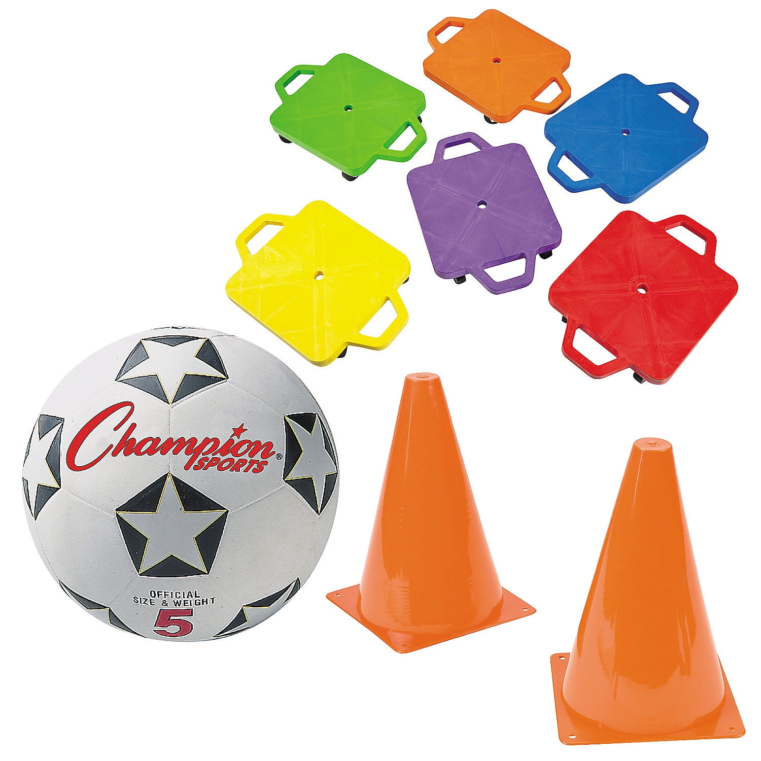 Scooter Board Soccer Kit - 19 Pc - Walmart.com