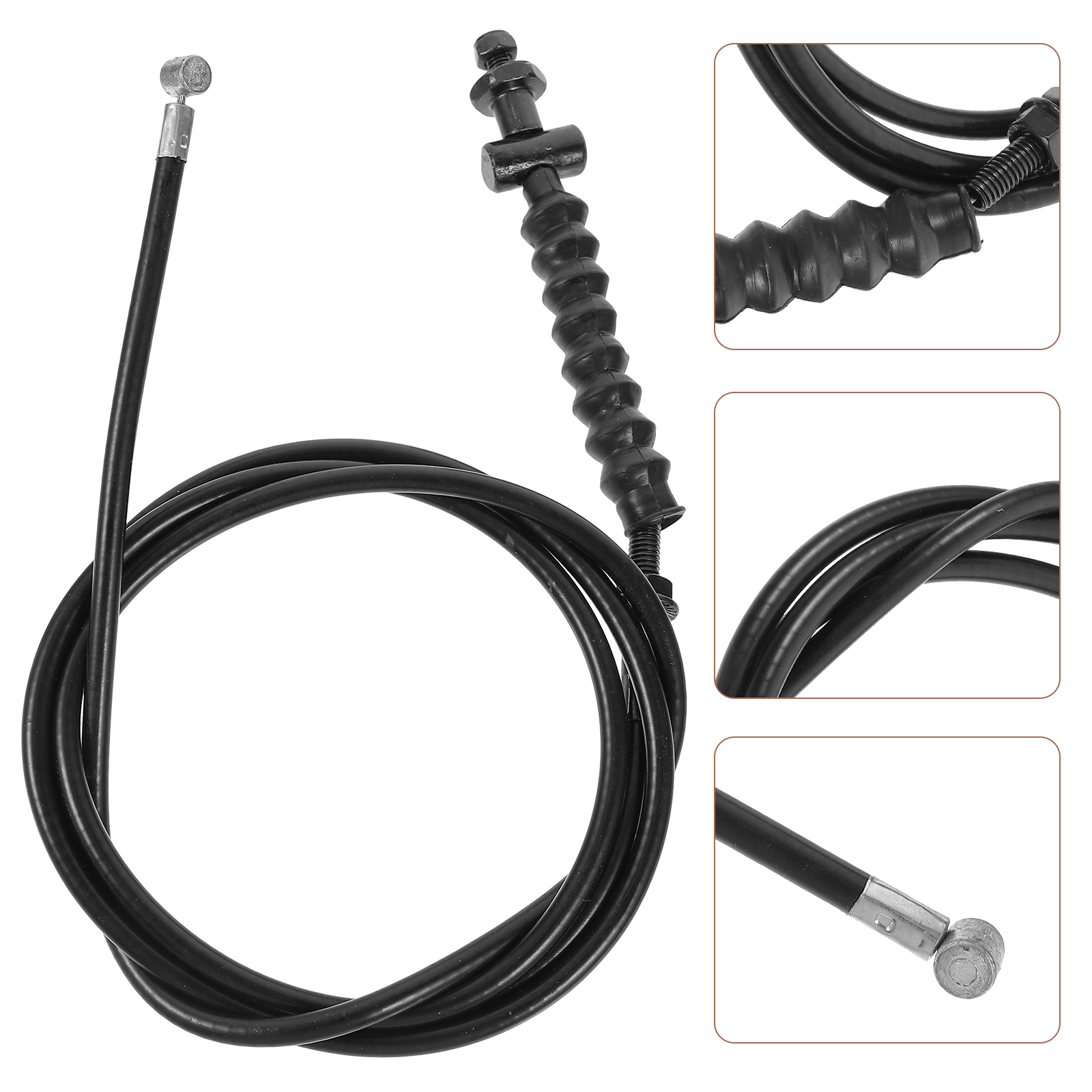 Scooter Brake Cable Front and Rear Wire Replacement Compatible with ...