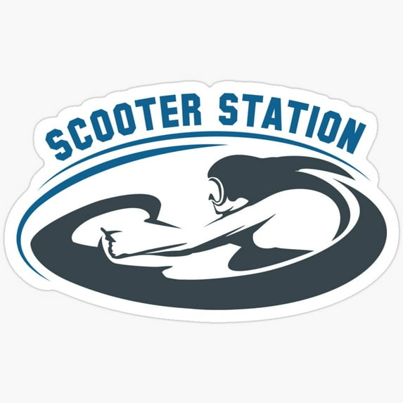 Scooter Diving Club Emblem Sticker Phone Decal Water Bottle Stickers ...