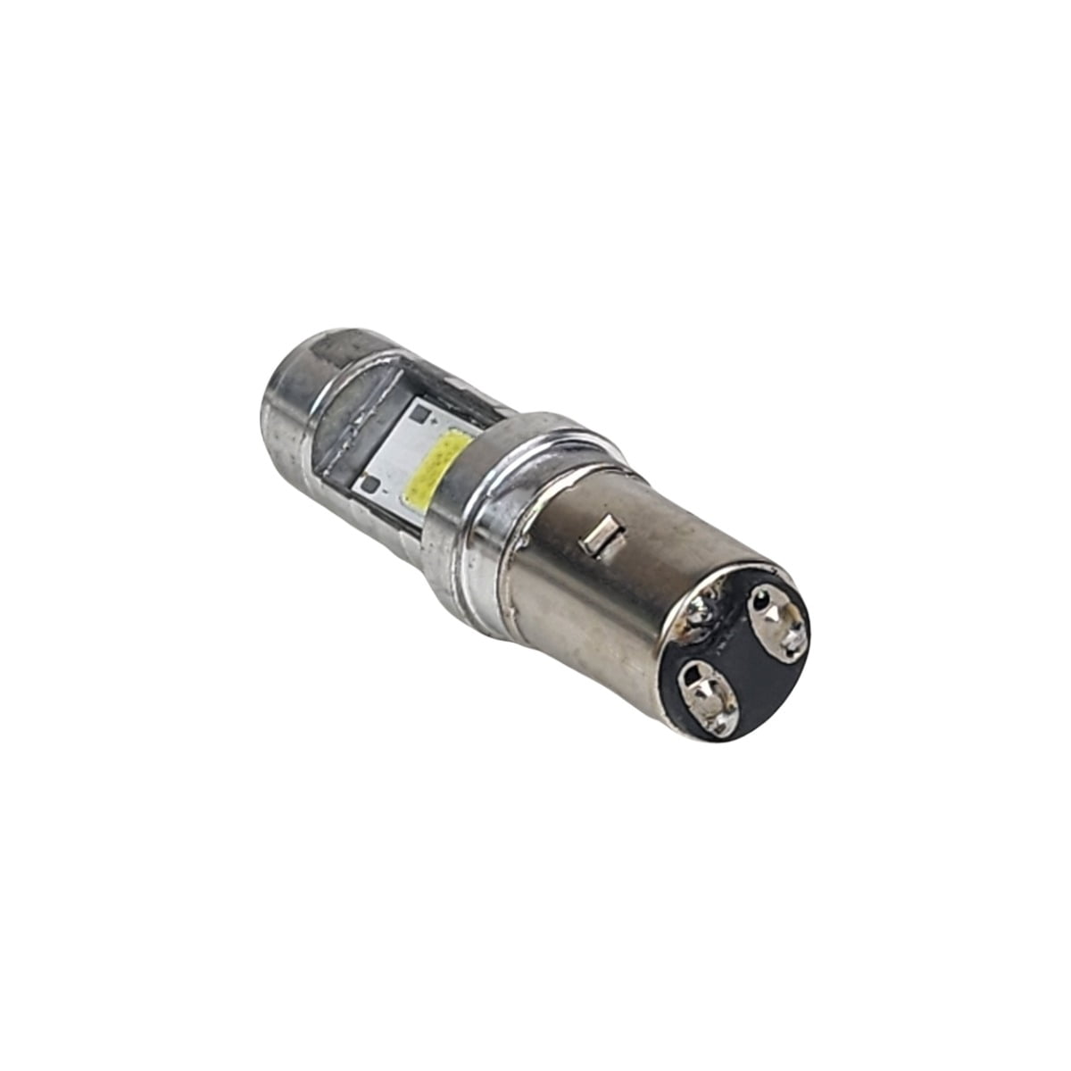 Scooter LED Headlight Bulb BA20D 12V 6W - 1 Piece - Walmart.com