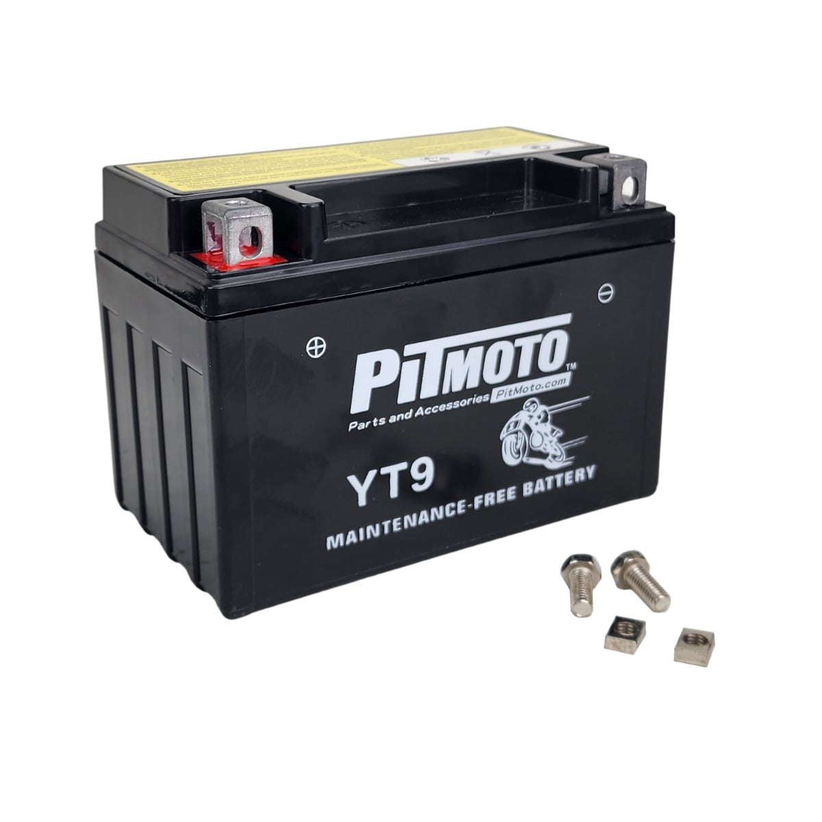Scooter / Motorcycle Battery - YTX9-BS (12 volt, 9 amp), Sealed AGM ...