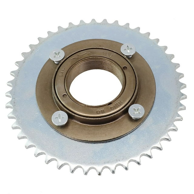 Scooter Rear wheel T8F 44T 4 hole Sprocket chain drive gear+Freewheel ...