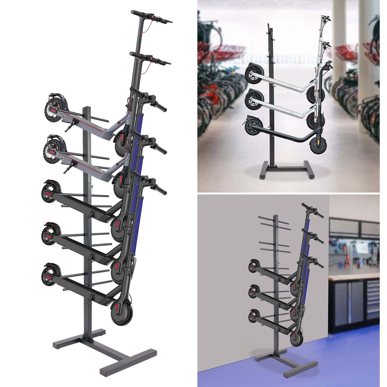 Scooter Stand, 5-Tier Scooters Holder, Scooter Storage Rack 15.75*20.47 ...