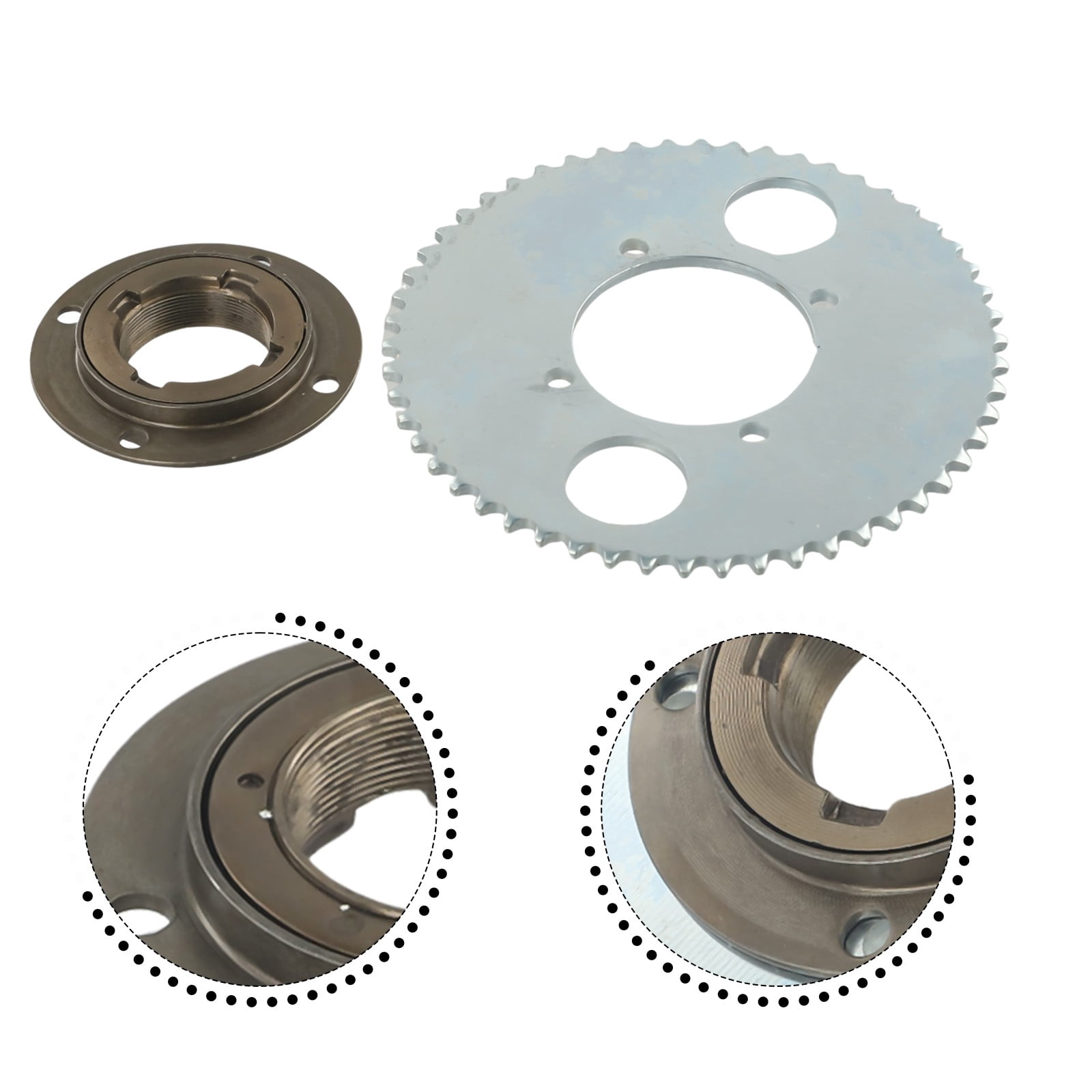 Scooter Tool Parts Sprocket T8F Chain Drive Gear 54 Teeth 4 Holes ...