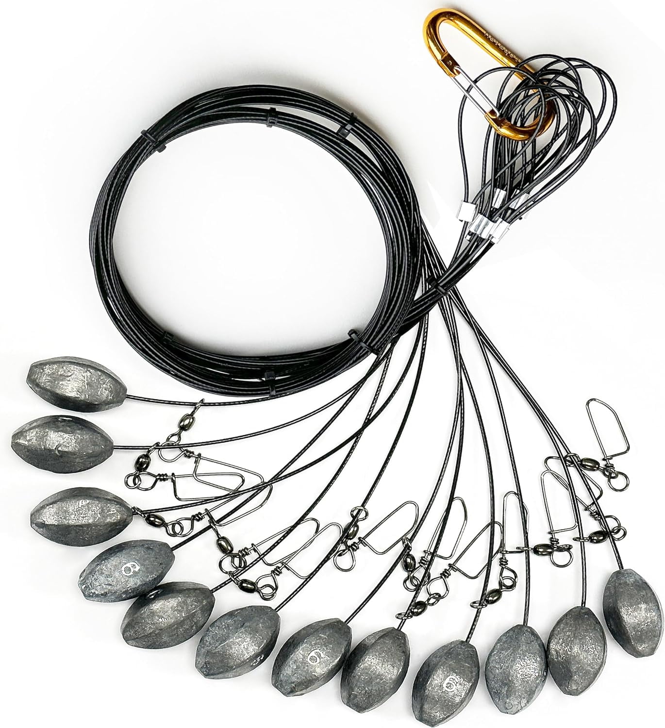 Scopaven Texas Rig 6oz With 72 Inch, Tangle-Free Duck Decoy Weights 12 ...