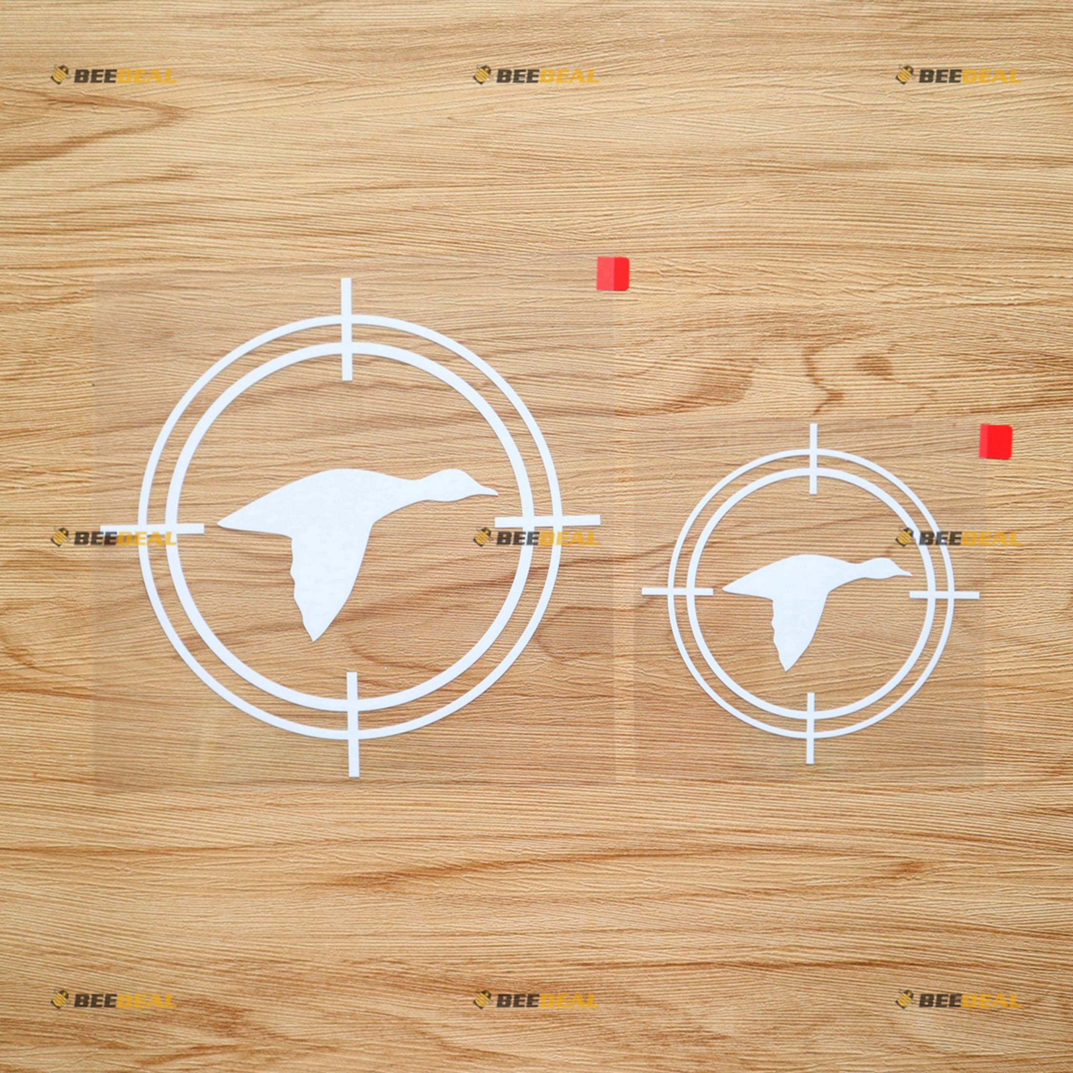 Scope Crosshair Flying Duck Target Aim Hunting Life Sticker Decal Vinyl ...