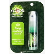 Crest Scope Mini Mint Mouth Rinse & Breath Dry Spray, Long-Lasting, 0. ...