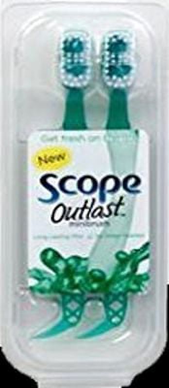 Scope Outlast Minibrush, Long Lasting Mint, Set of 2 - Walmart Business ...