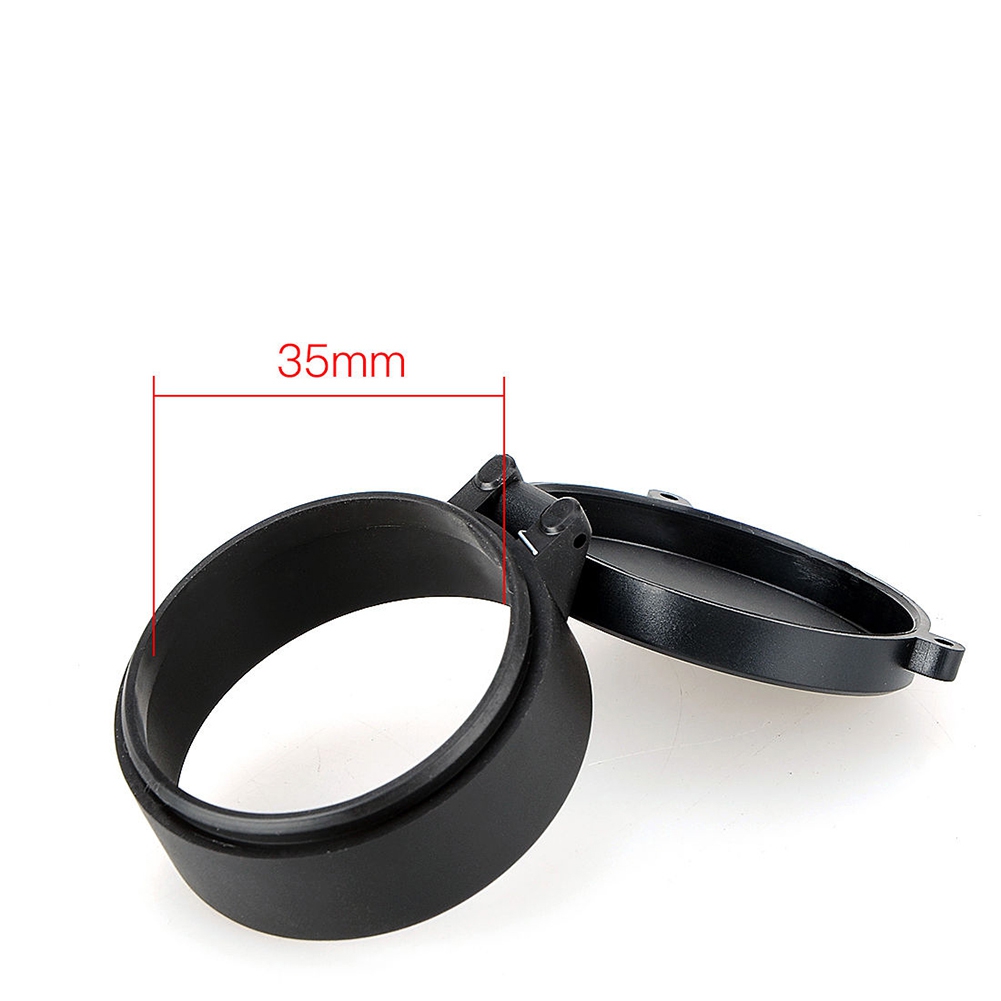 Scope Telescopic Flip Up Spring Lens Protective Cover Cap Hunting ...