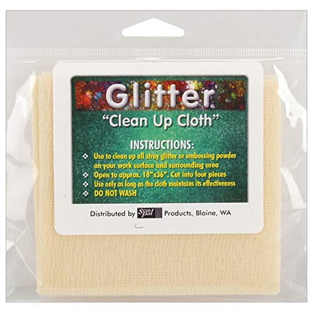 Scor-Pal Glitter Clean Up Cloth 18 inch x 36 inch SP301 (3-Pack ...