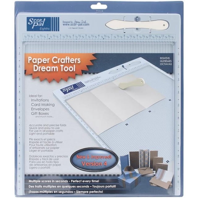Scor-Pal 12x12 in. Imperial Measuring & Scoring Board for Folding Arts ...