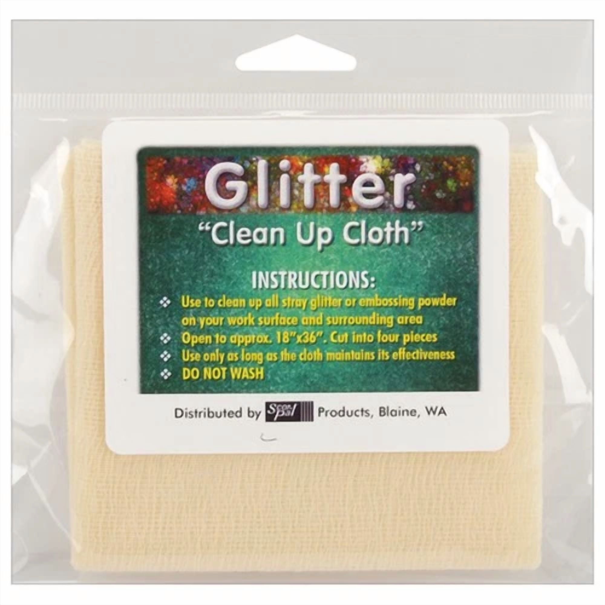 Scor-Pal Sp301 Glitter Clean Up Cloth -18"X36" - Walmart.com