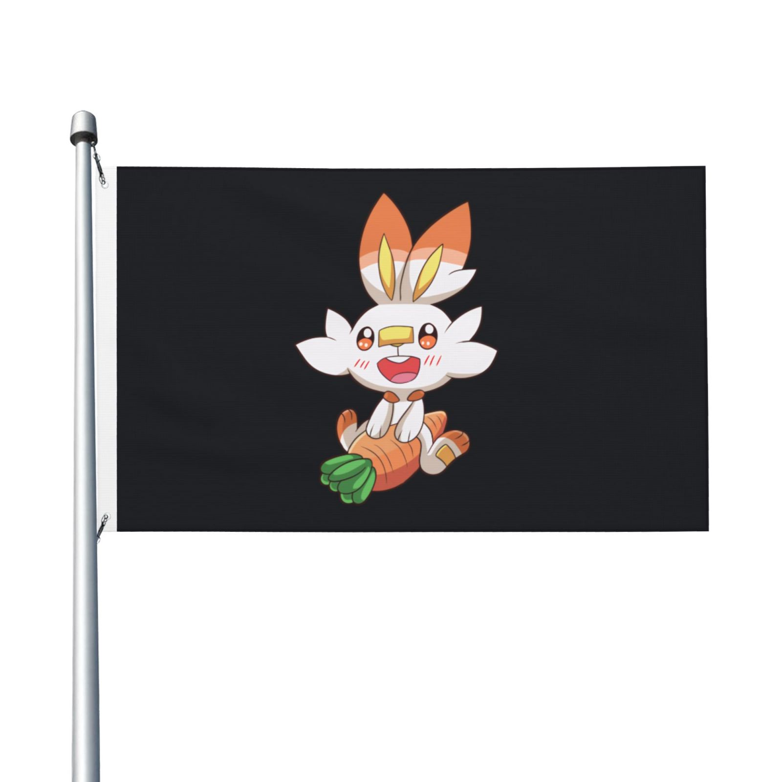 Scorbunn Pokemon 3x5ft Face Flag Fade Proof Holiday Fall Flag Outdoor ...