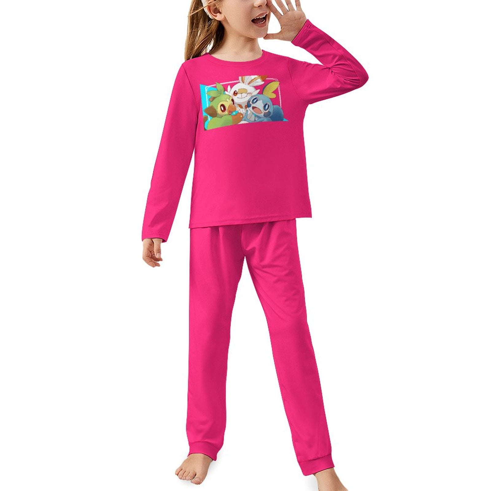 Scorbunny Child Pajamas Set for Boys Girls 6 Sizes, Long Sleeve Soft ...