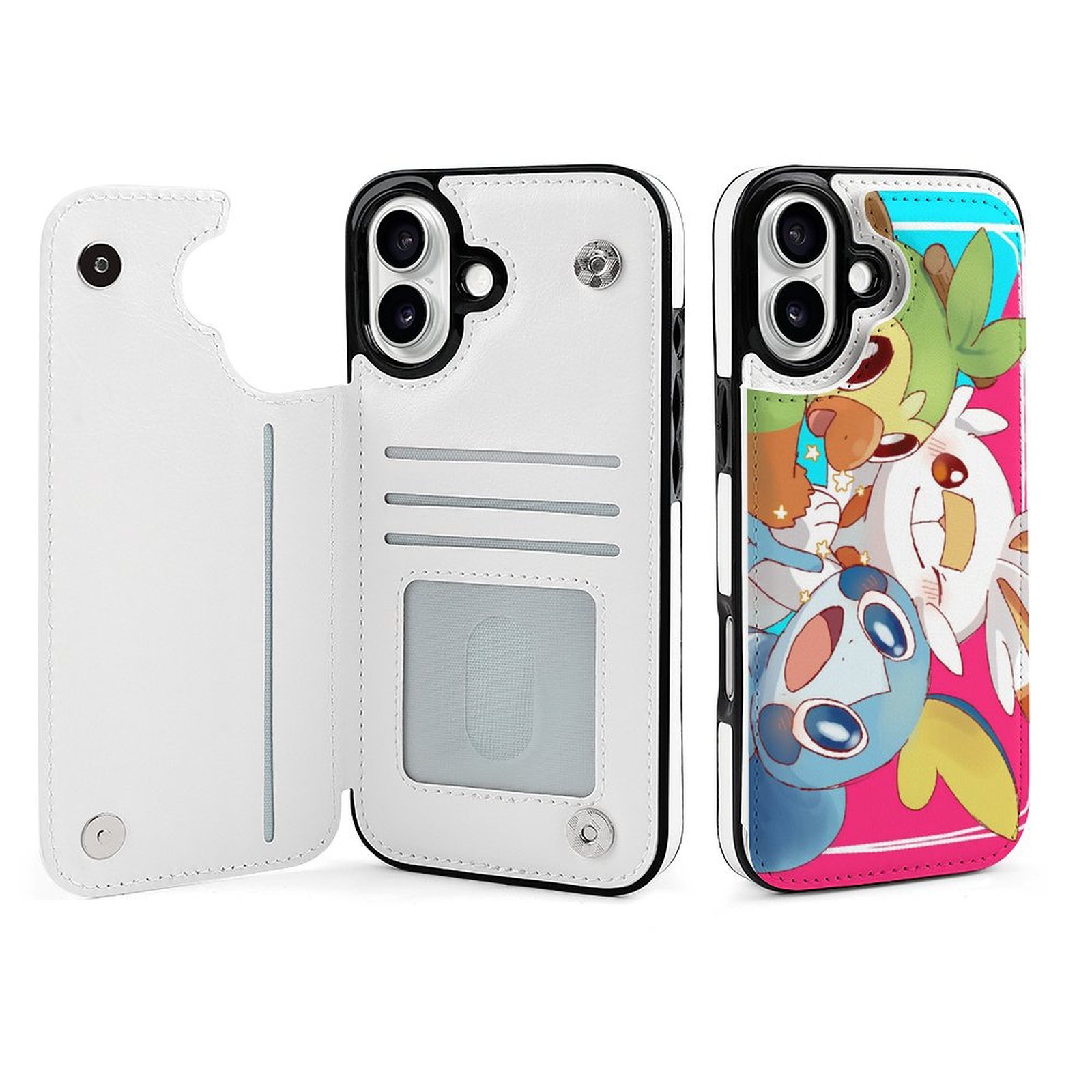 Scorbunny Flip Cover for iPhone 16 Pro Max/16 Pro/16 Plus/16 Leather ...