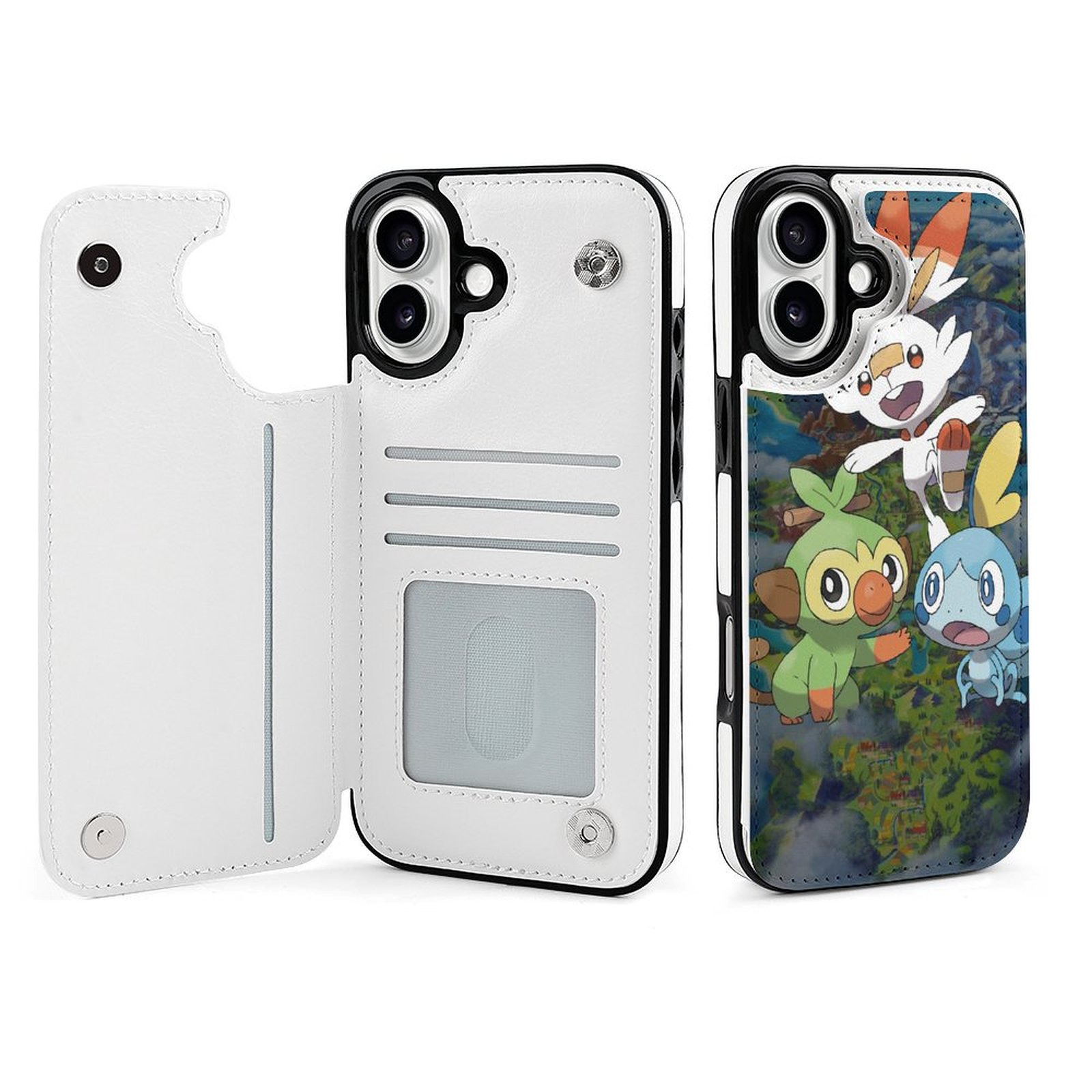 Scorbunny Flip Cover for iPhone 16 Pro Max/16 Pro/16 Plus/16 Leather ...