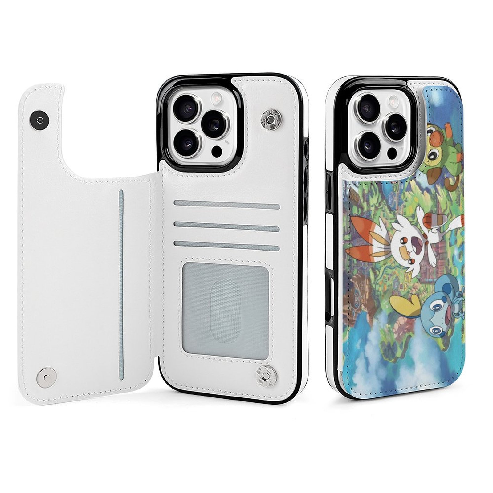 Scorbunny Flip Cover for iPhone 16 Pro Max/16 Pro/16 Plus/16 Leather ...