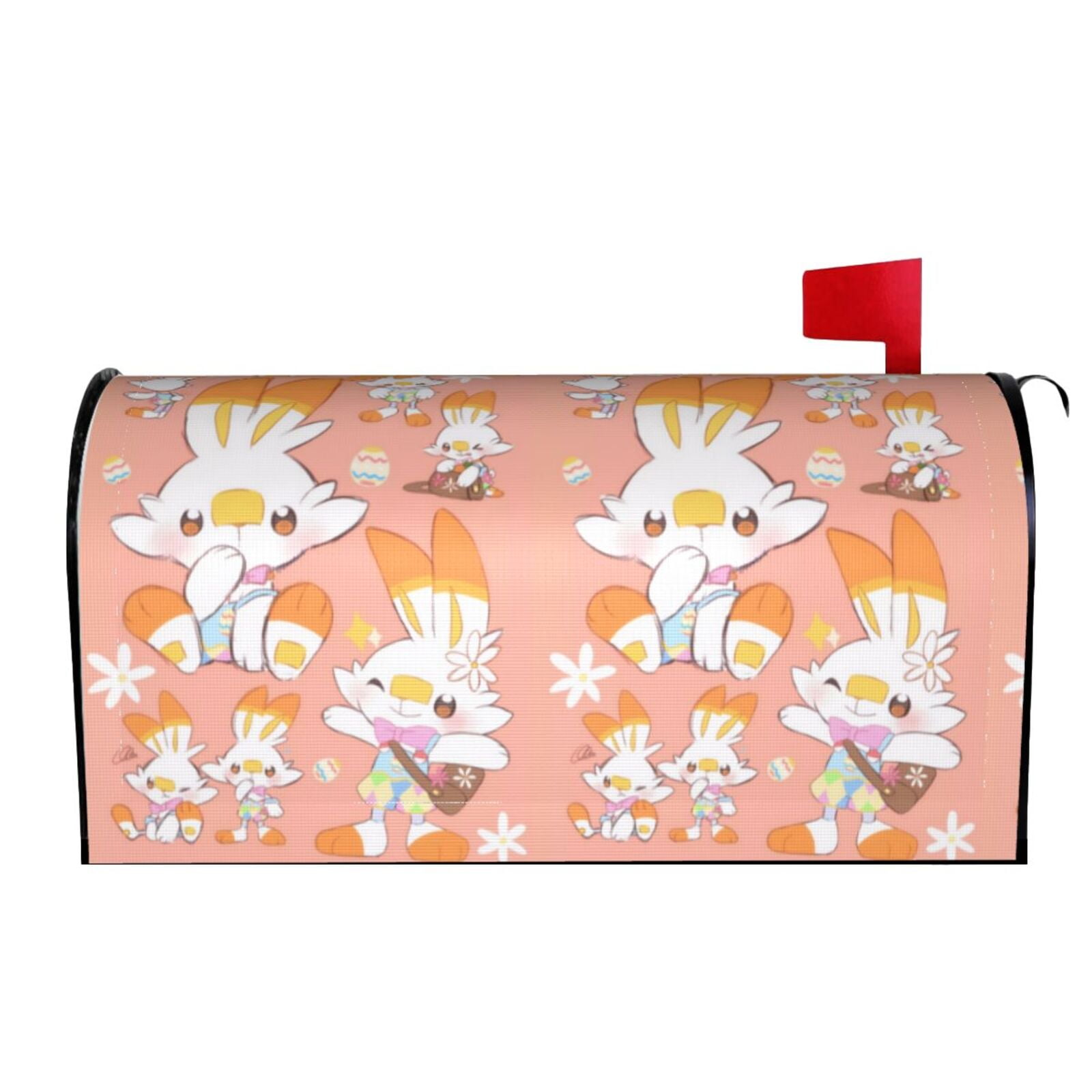 Scorbunny Pokemon Cartoon Character Mailbox Cover Magnetic Standard ...