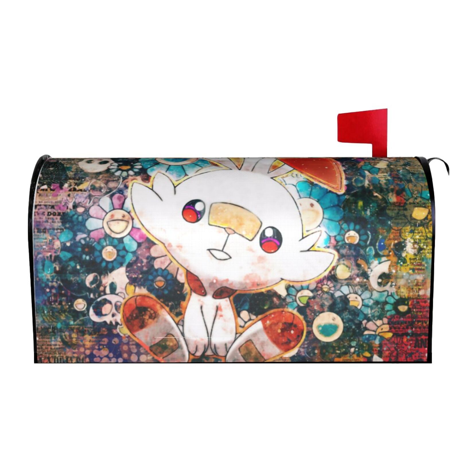 Scorbunny Pokemon Cartoon Character Mailbox Cover Magnetic Standard ...
