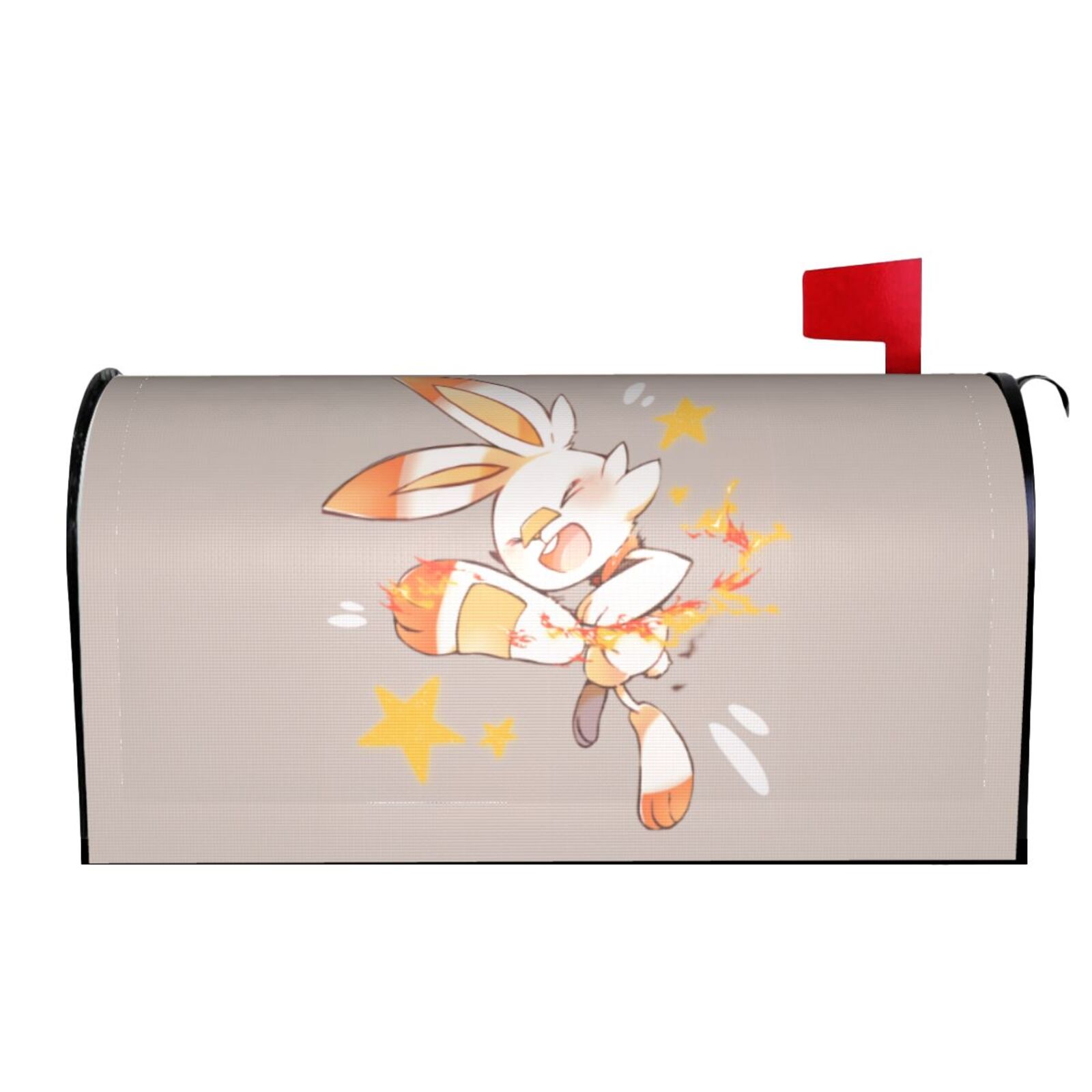 Scorbunny Pokemon Cartoon Character Mailbox Cover Magnetic Standard ...