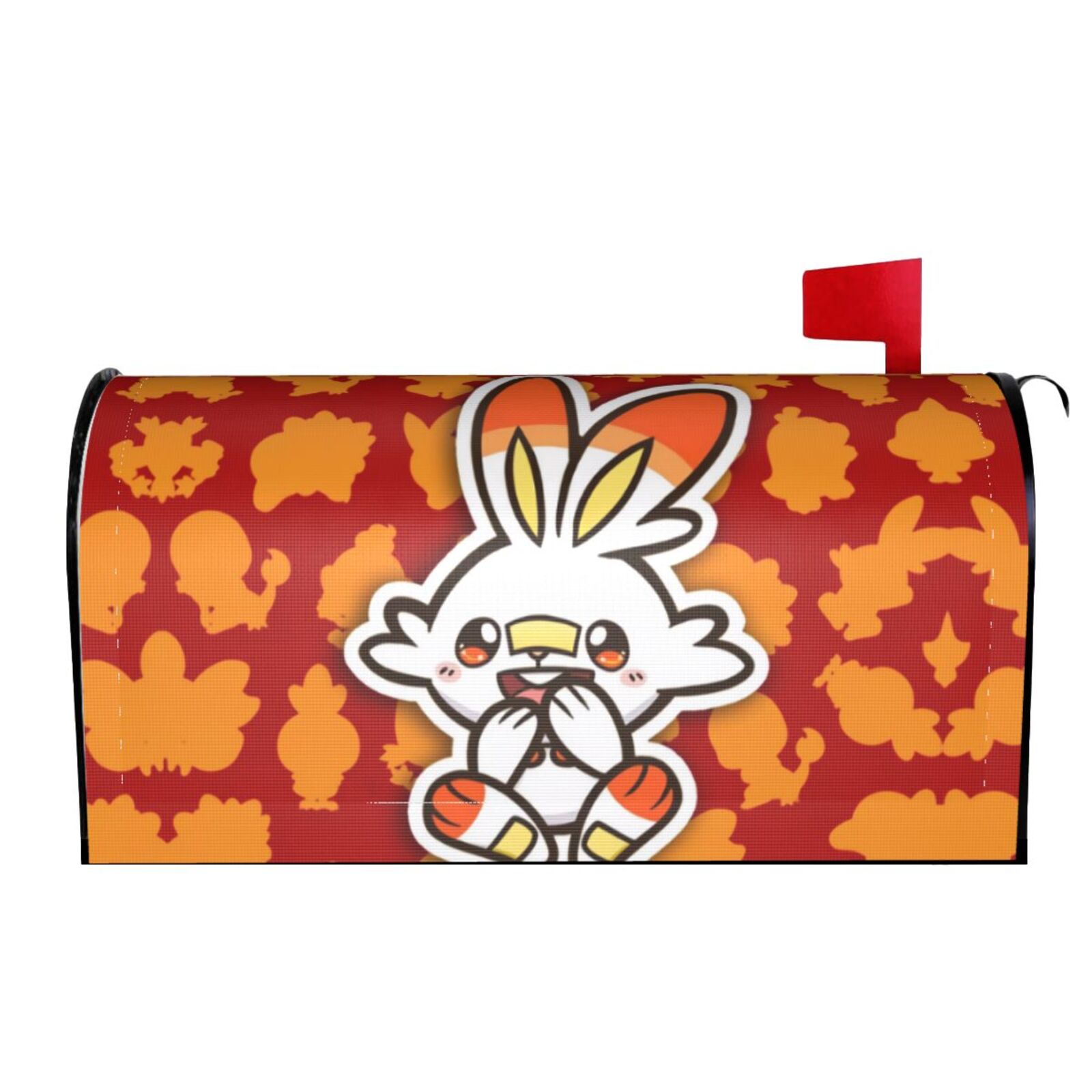 Scorbunny Pokemon Cartoon Character Mailbox Cover Magnetic Standard ...