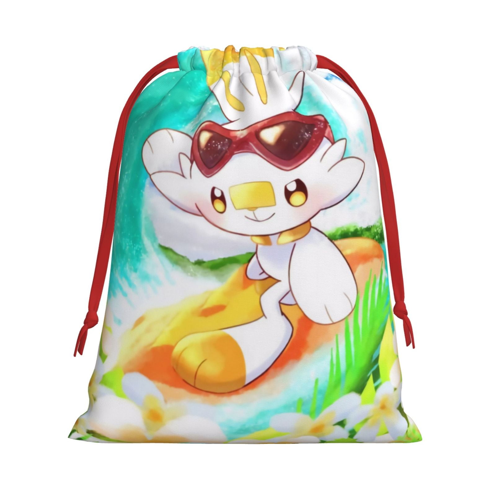 Scorbunny Pokemon Drawstring Bag For Kids Adults Gifts Drawstring ...