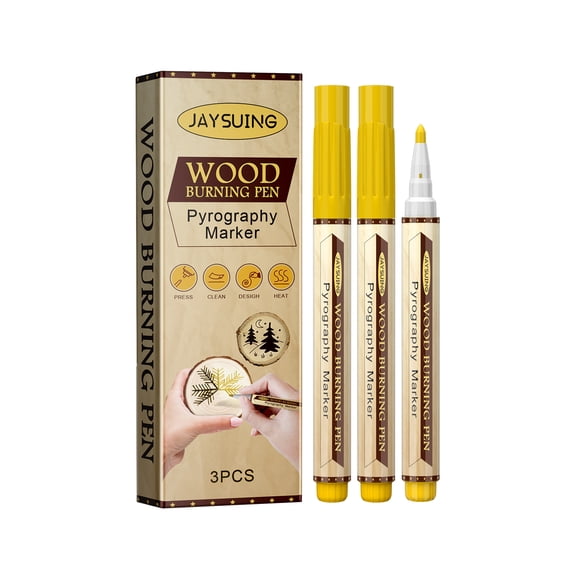 Scorch Marker Wood Burning Pen Chemical Heat Activated Marker for Wood ...