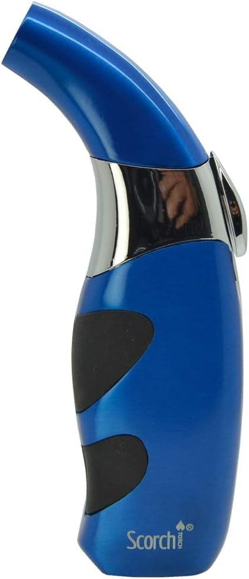 Scorch Torch Butane Satin Finish Stainless Steel Curved Refillable ...