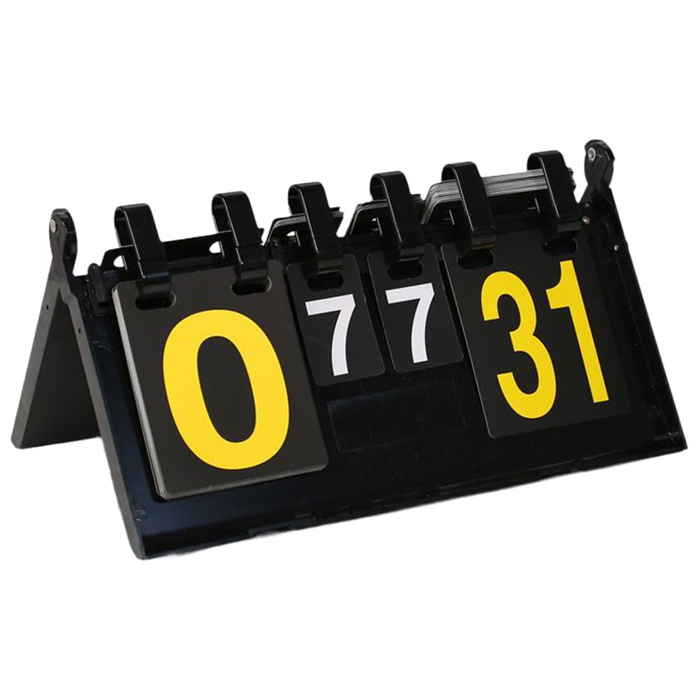 Score Counter Board Flipping Scorekeeper Basketball Scoreboard for ...