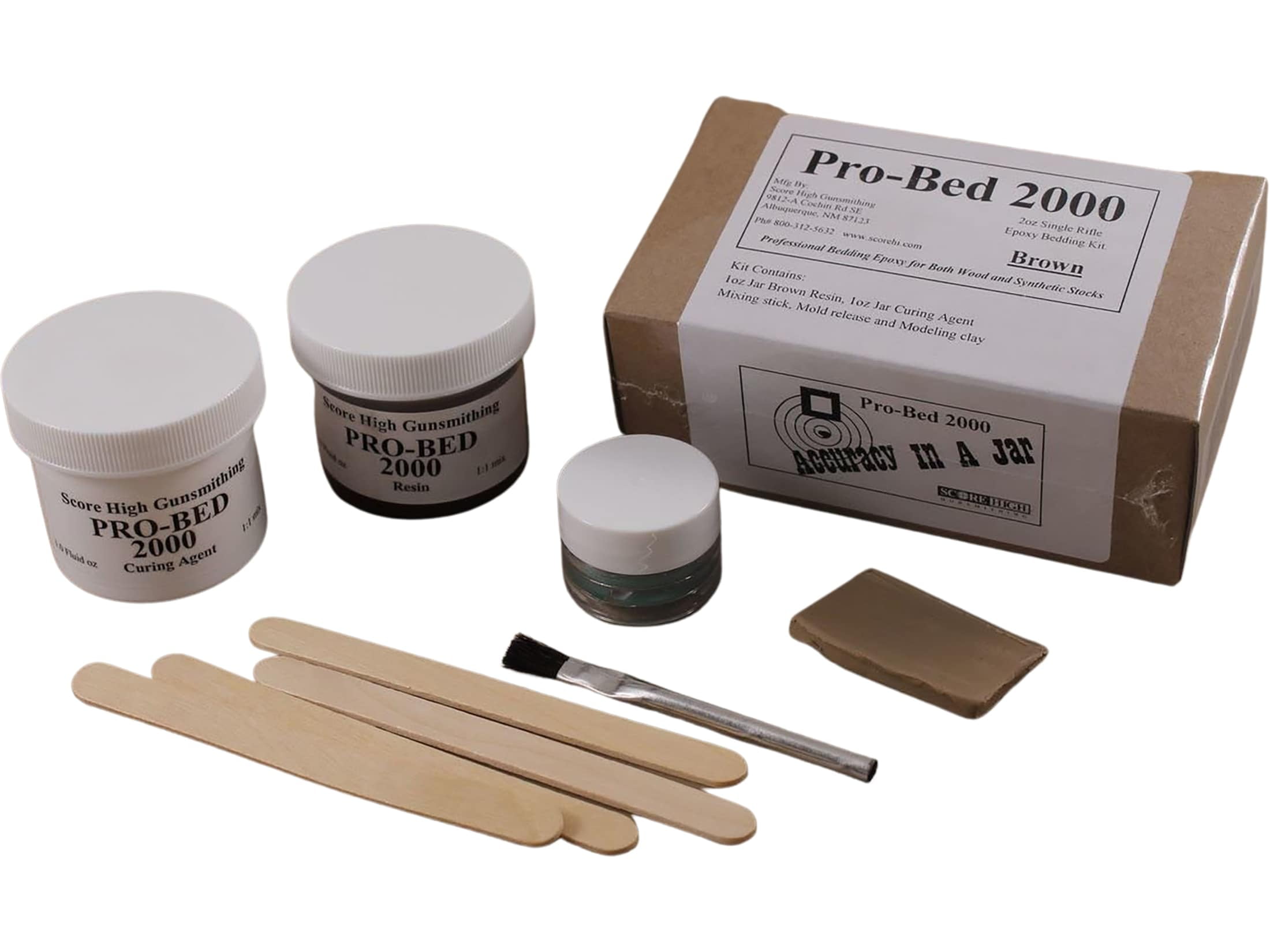 Score High Pro-Bed 2000 Single Rifle Bedding Kit Brown 2 oz - Walmart.com