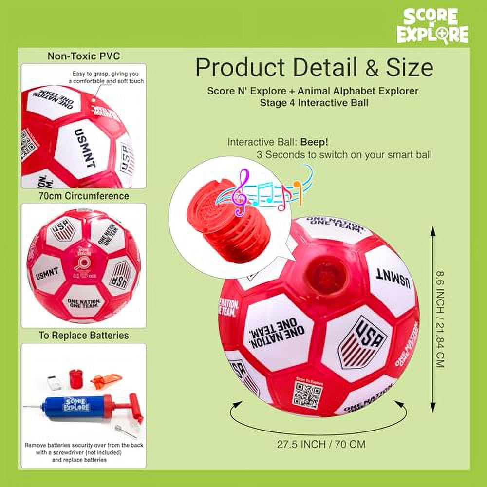 Score N' Explore Interactive Sound Ball | Light Up, Sound, and Counting Ball for Skills Training ...