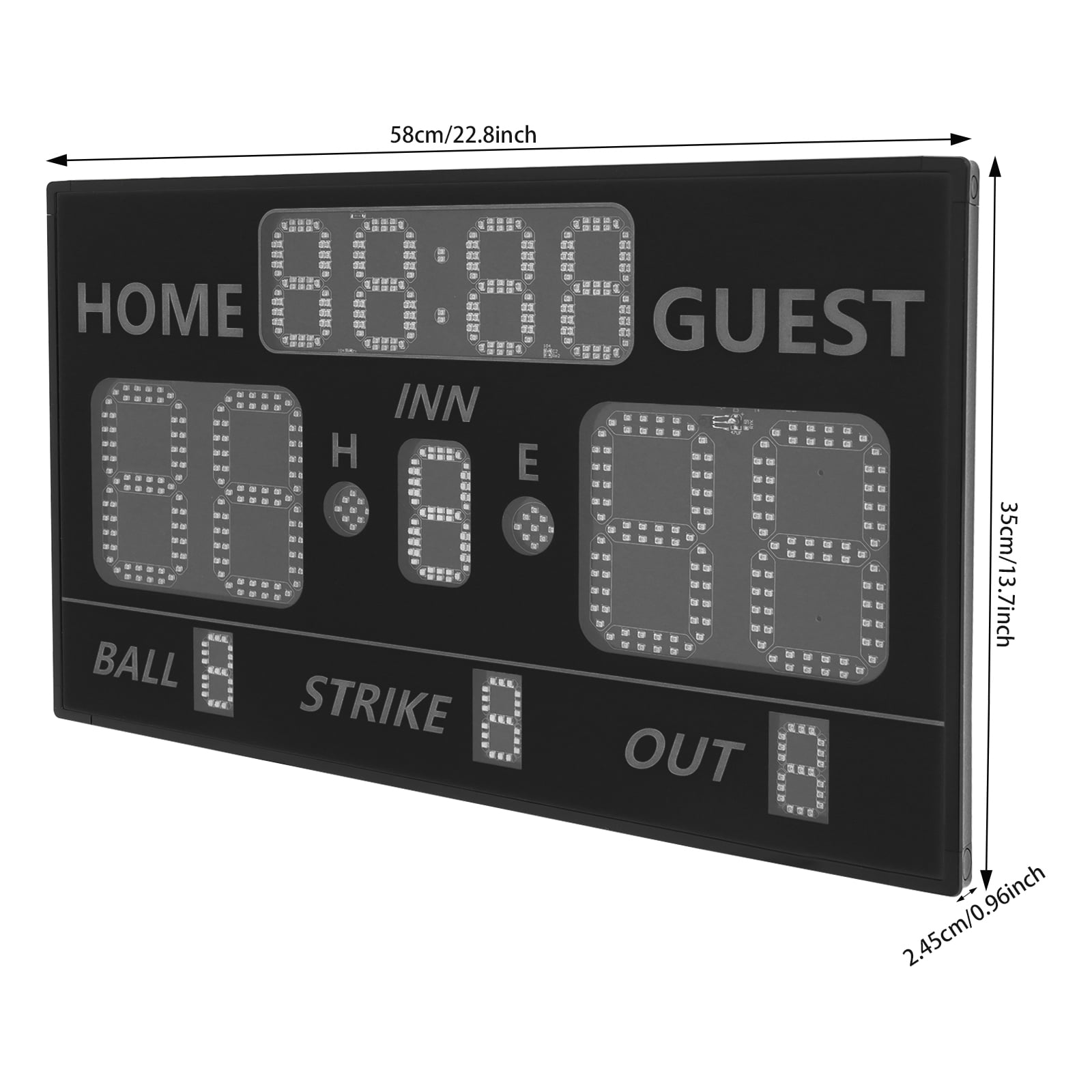 Scoreboard for Baseball Games, Portable Electronic Digital Scoreboard ...