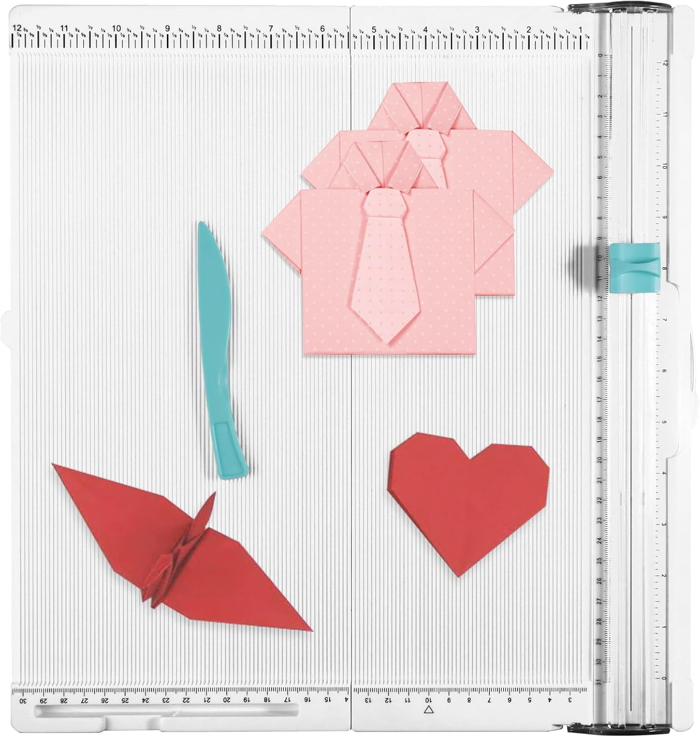 Scoring Board Paper Trimmer, Includes 12x12 Inch Folding Scoring Board ...