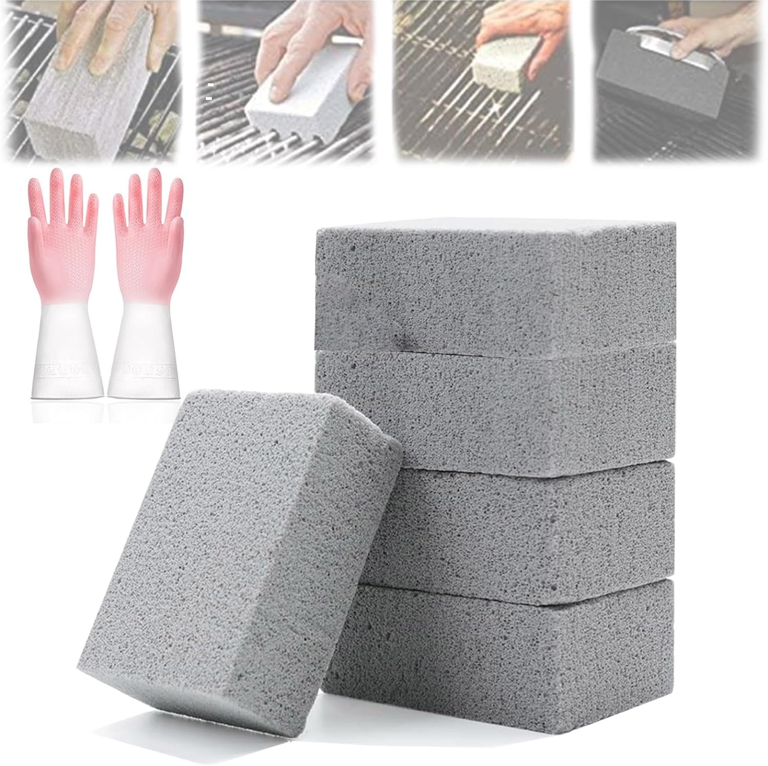 Scoring Stone for Oven Cleaning Stove Cleaning, Heavy Duty ...