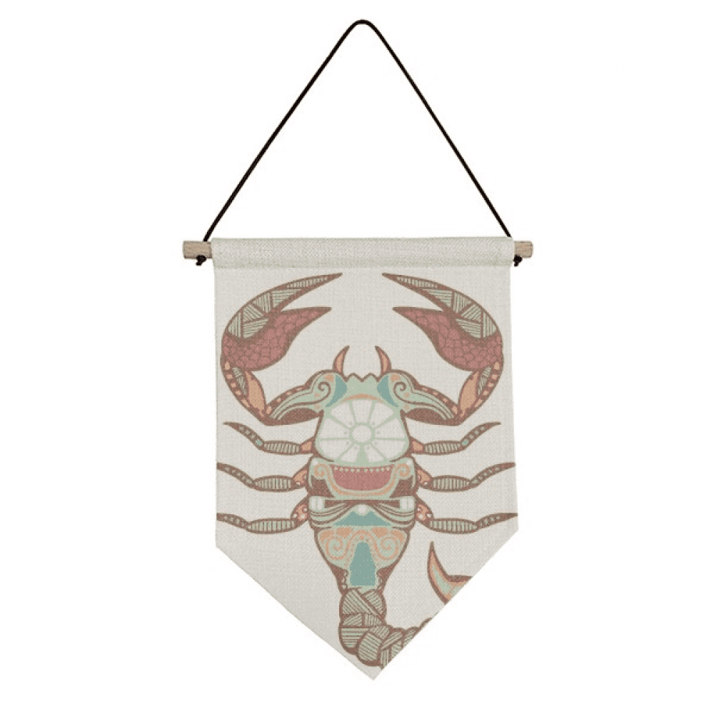Scorpio Constellation Zodiac Symbol Canvas Flag Hanging Wall Art Decor ...